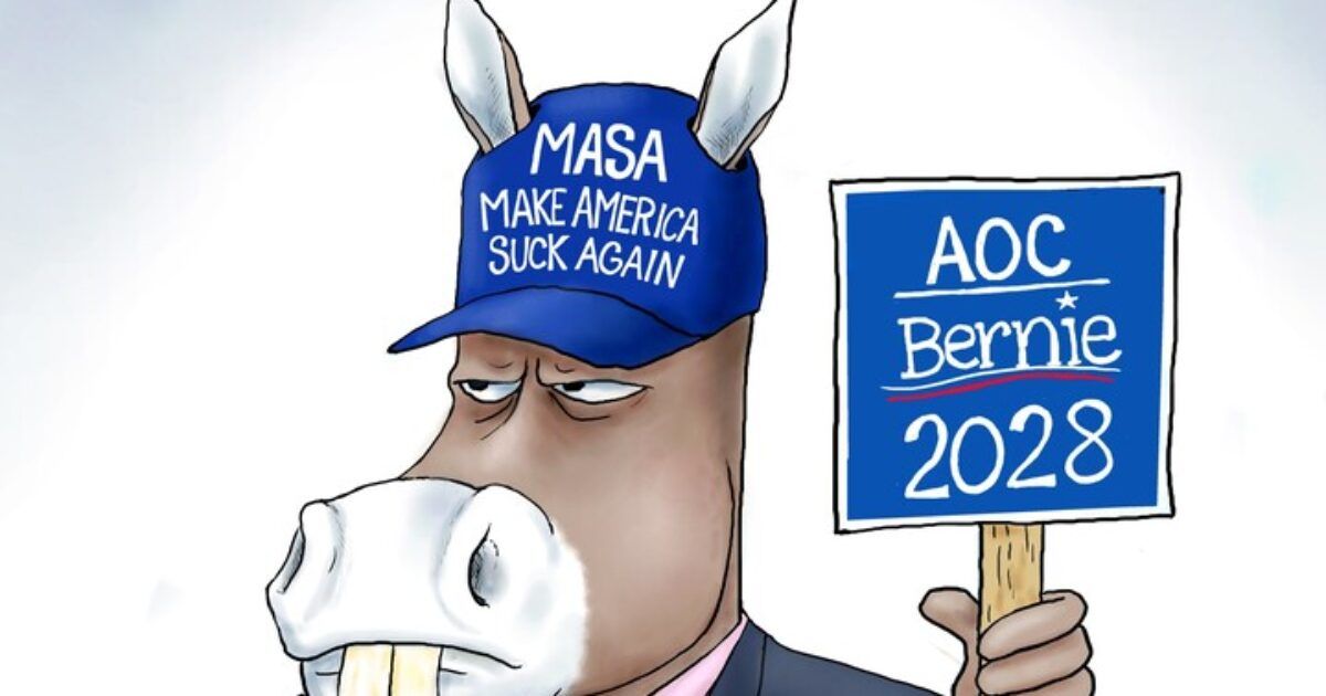 BS daily political cartoons: Dems embrace AOC-Bernie ticket with MASA ...