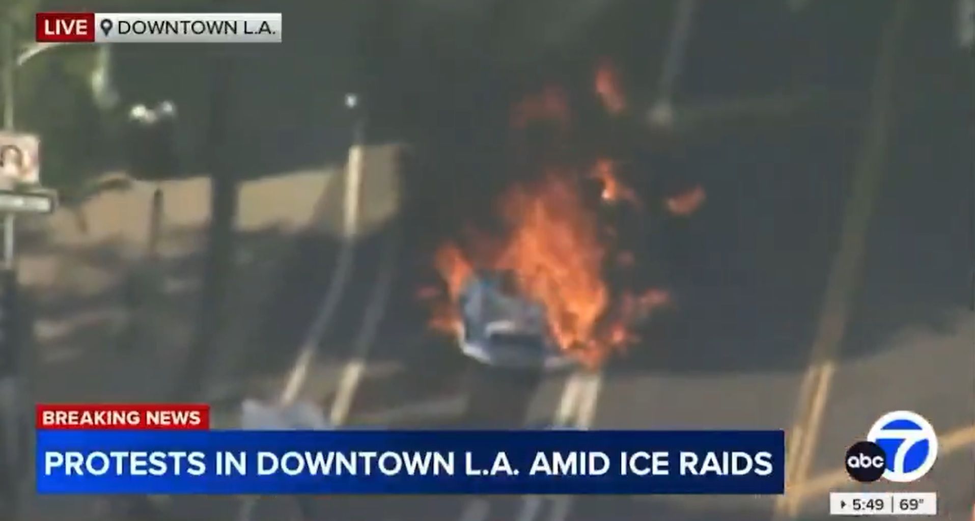 Legacy media deems LA ICE riots are merely ‘protests’ as rioters take ...