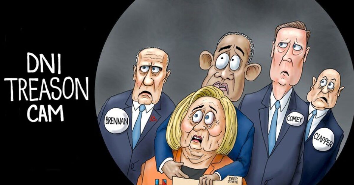 BS daily political cartoons: DNI Treason Cam - The Daily Bo Snerdley