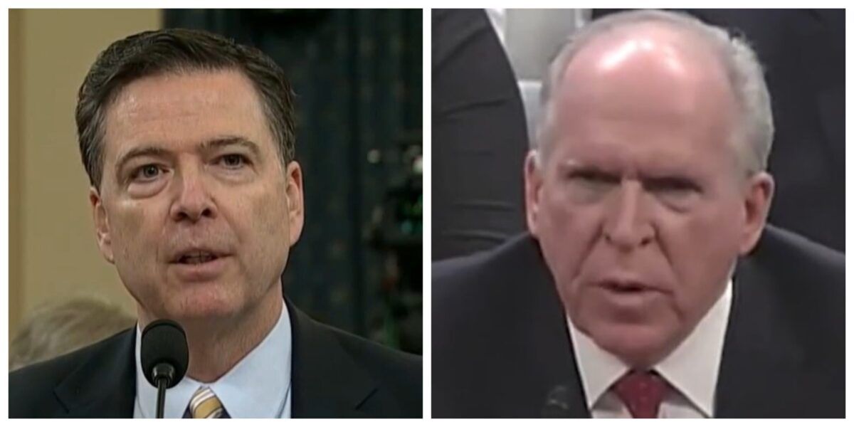 Report: Brennan and Comey under criminal investigation over Trump ...