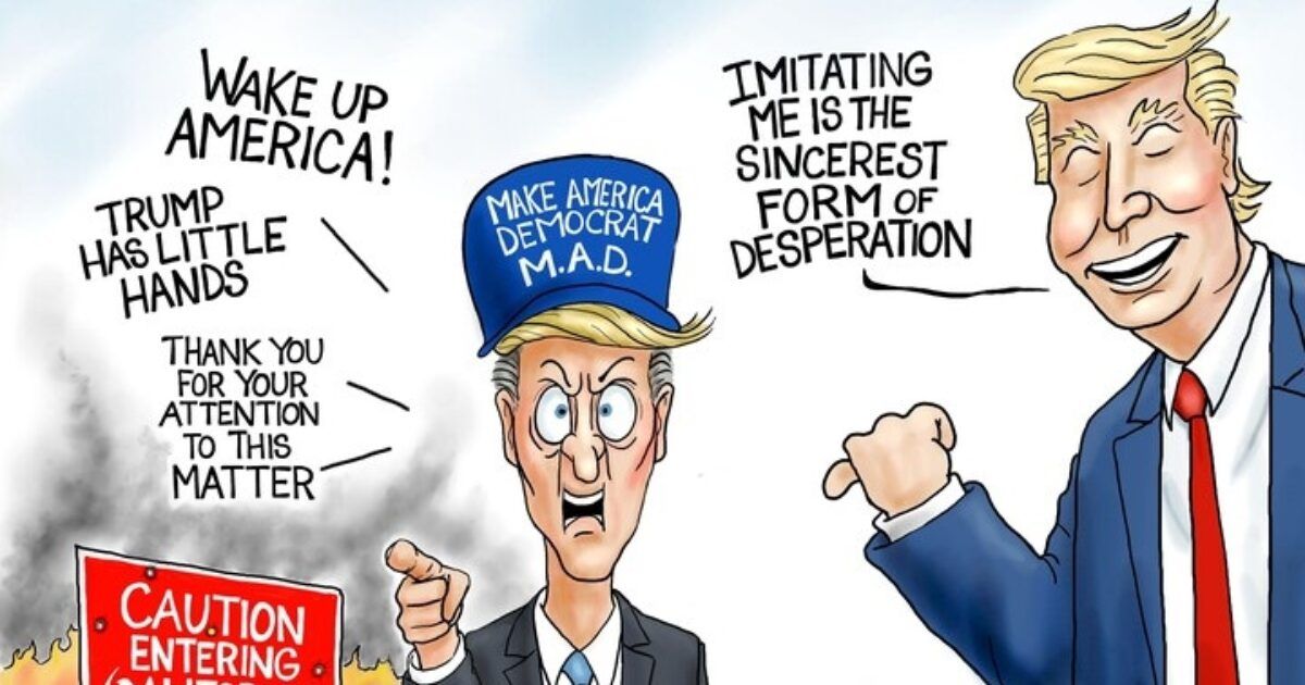 BS daily political cartoons: Thank you for your attention to this ...