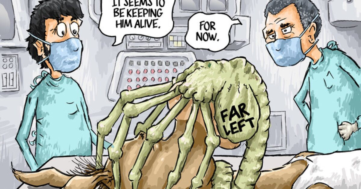 BS daily political cartoons: Donkey on life support - The Daily Bo Snerdley