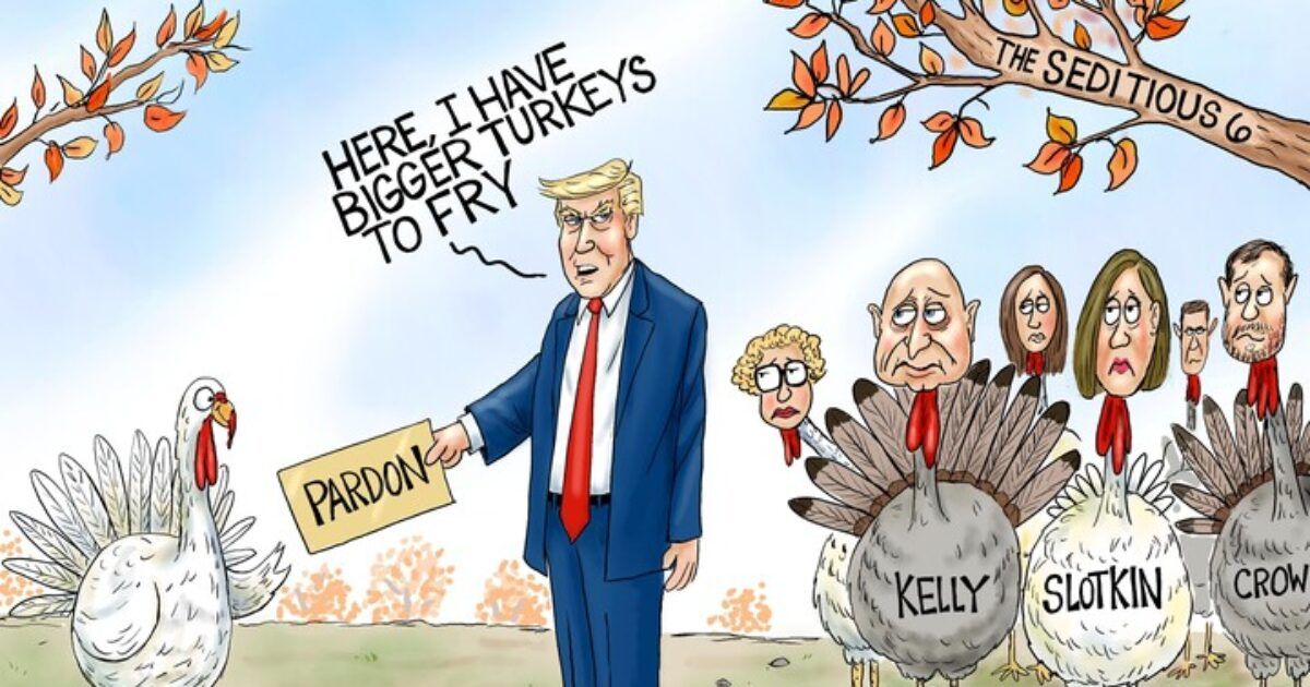 BS daily political cartoons: Bigger turkeys to fry - The Daily Bo Snerdley