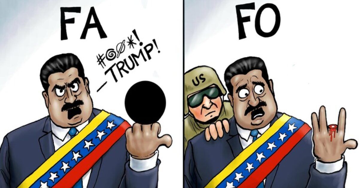 BS daily political cartoons: Maduro loses a finger - The Daily Bo Snerdley
