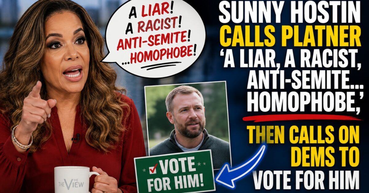 Sunny Hostin calls Platner 'a liar, a racist, anti-Semite...homophobe ...