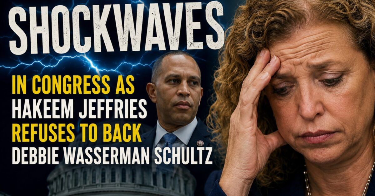 Shockwaves in Congress as Hakeem Jeffries refuses to back Debbie ...